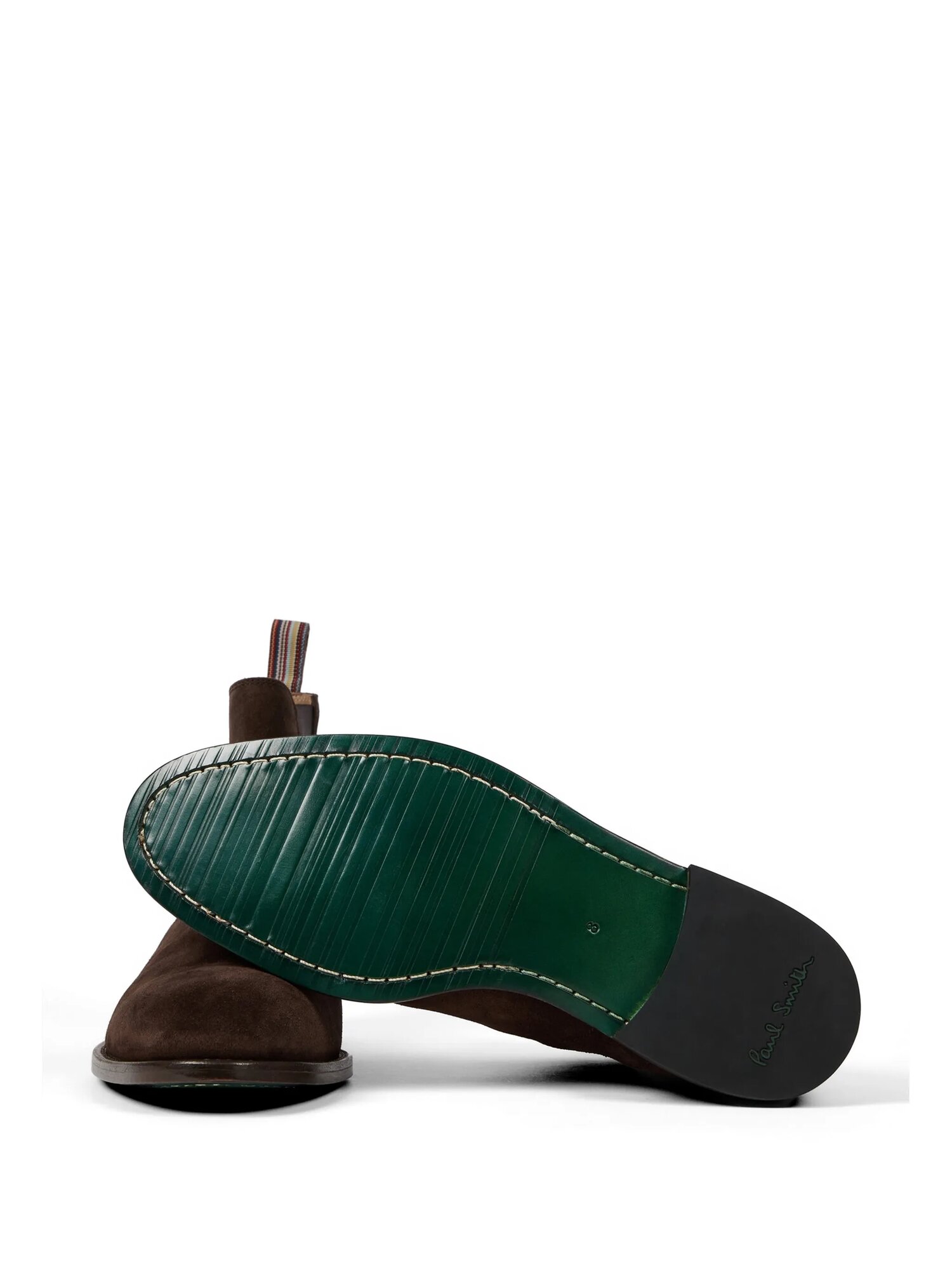 Ботинки Paul Smith Elastic-panels suede boots, размер 9, коричневый — фото 1