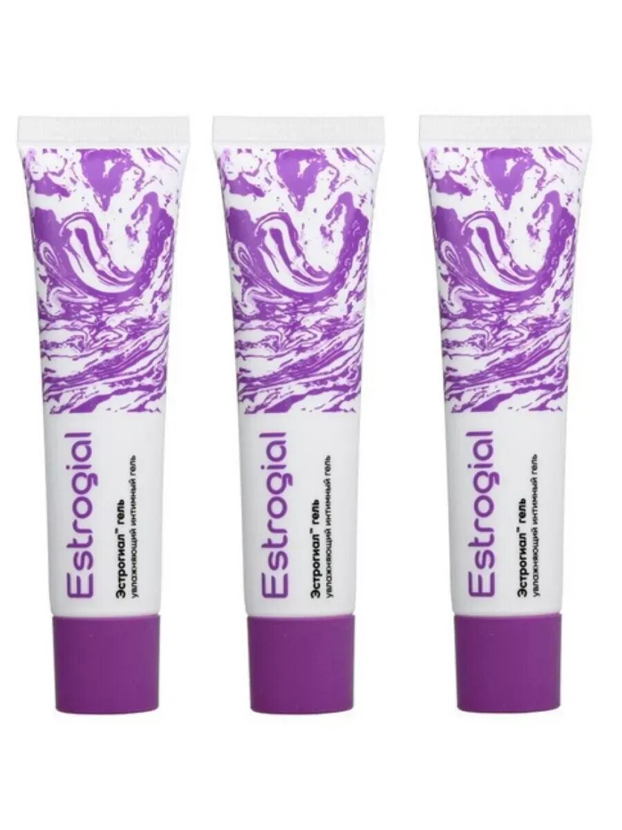 Эстрогиал гель интимный 40мл - 3 шт.