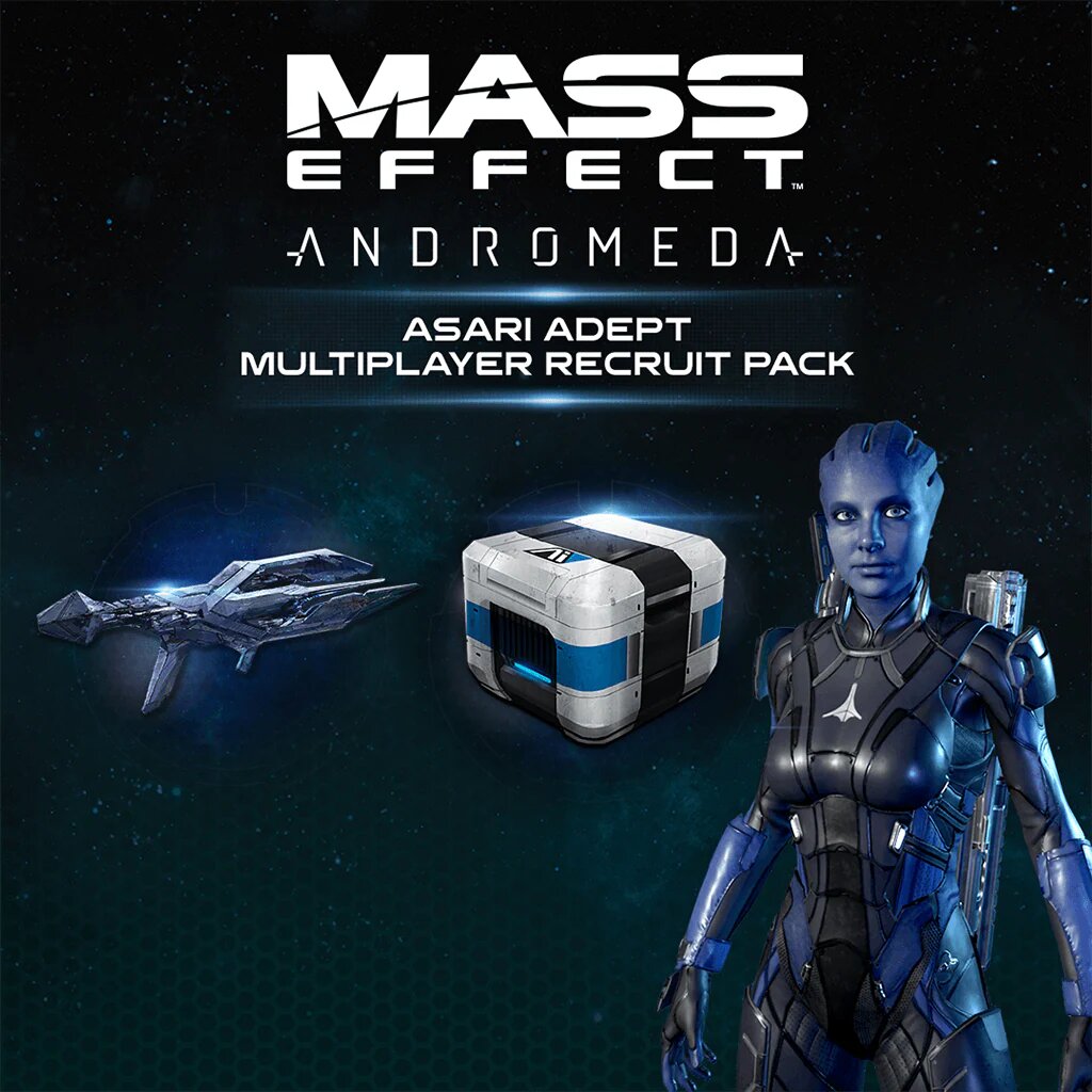 Дополнение Mass Effect: Andromeda - Asari Adept Multiplayer Recruit Pack, цифровое издание PlayStation 4, регион Турция / код пополнения баланса