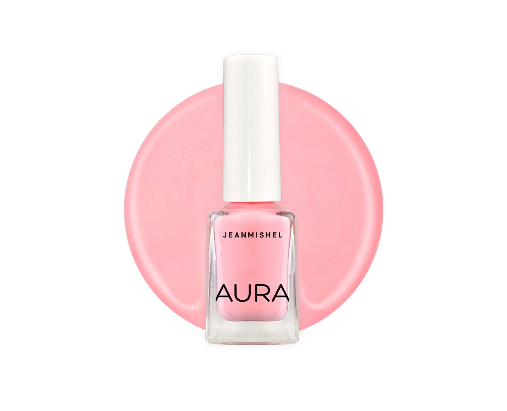 Лак для ногтей AURA тон 484 розовый