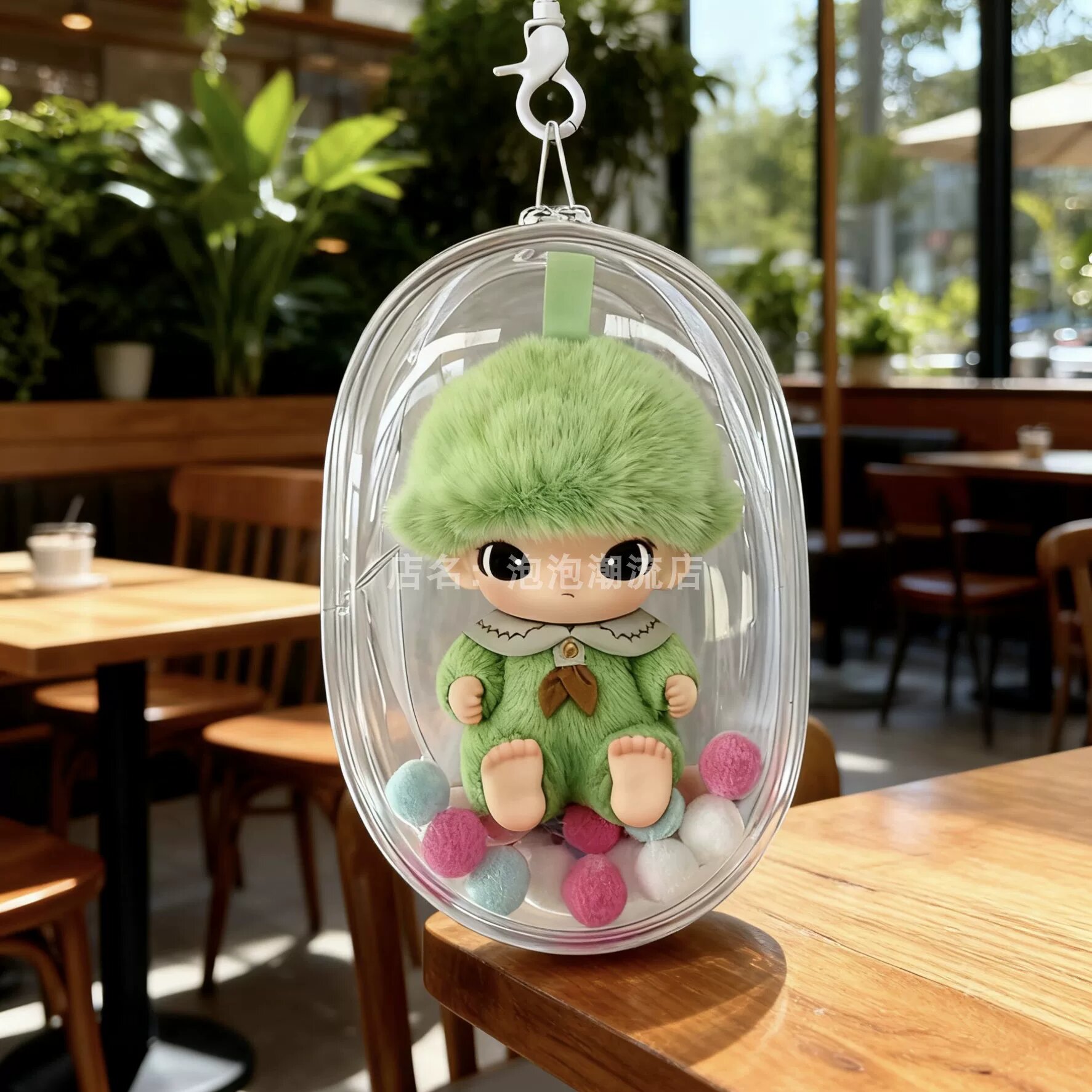 Подходит для сумки для куклы POPMART DIMOO Newborn Diary, защитный чехол высокой четкости, пылезащитный чехол. 【Сумка