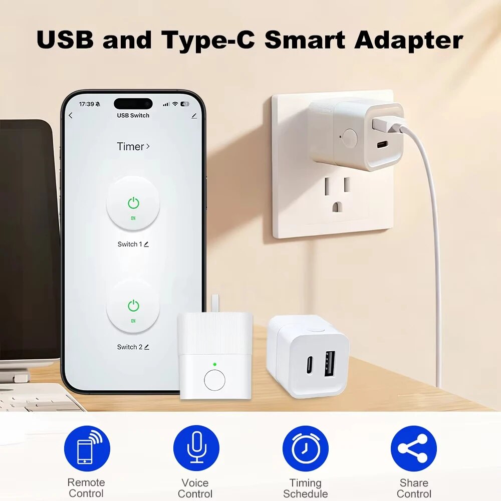 Умный USB-адаптер Zigbee 3.0, USB 1PC — фото 1