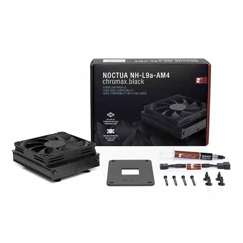 Noctua вентилятор NH-L9a-AM4_3283940064-vsxi, черный матовый
