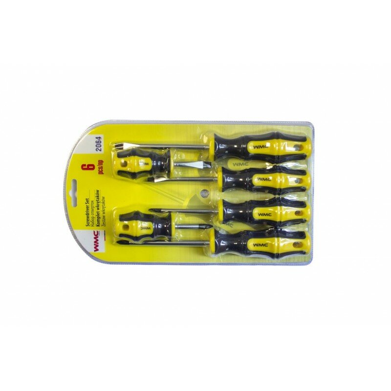 WMC TOOLS Набор отверток 6пр, в блистере 7004A 2064