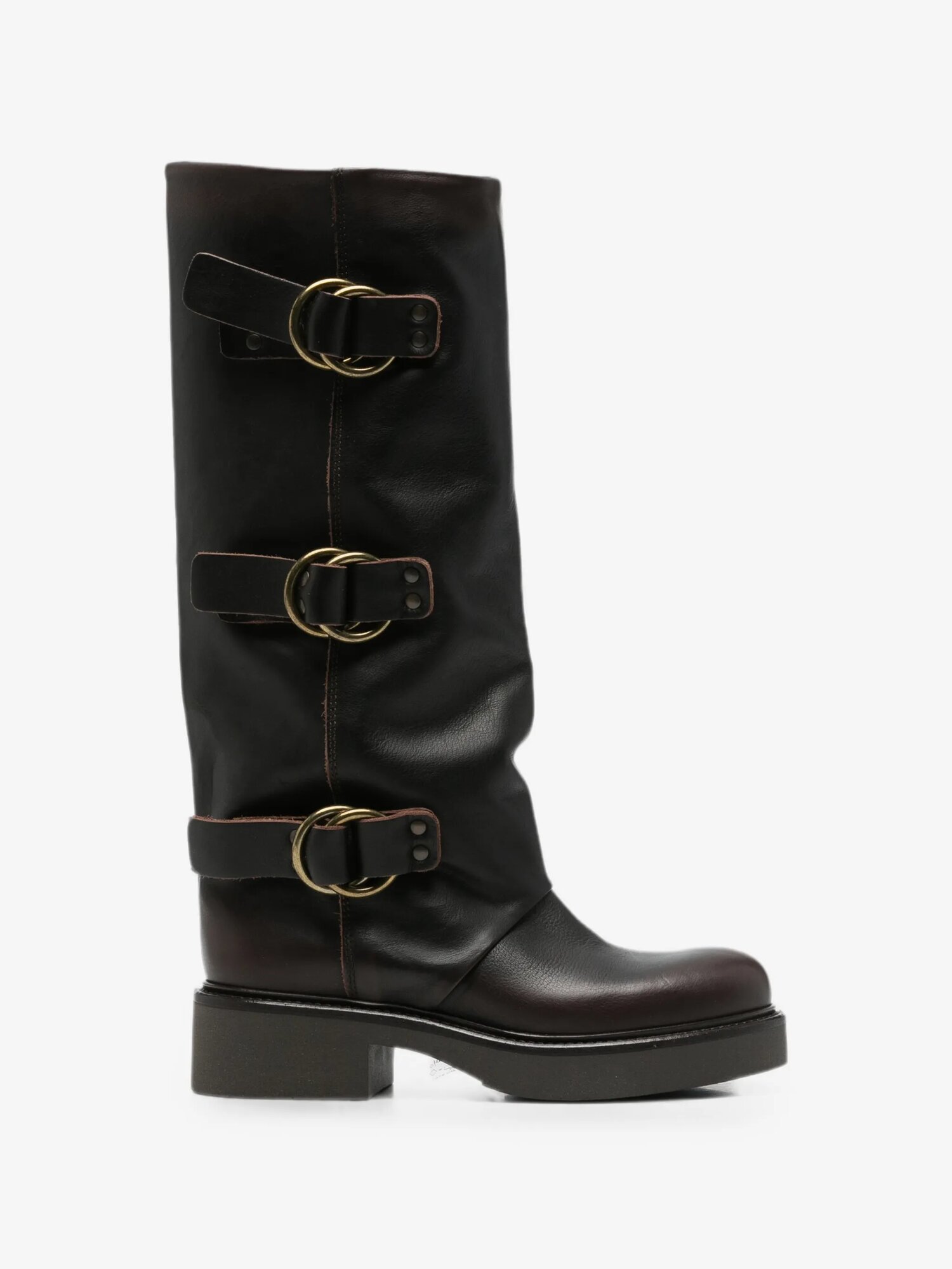 Ботинки Buckle-fastening leather boots