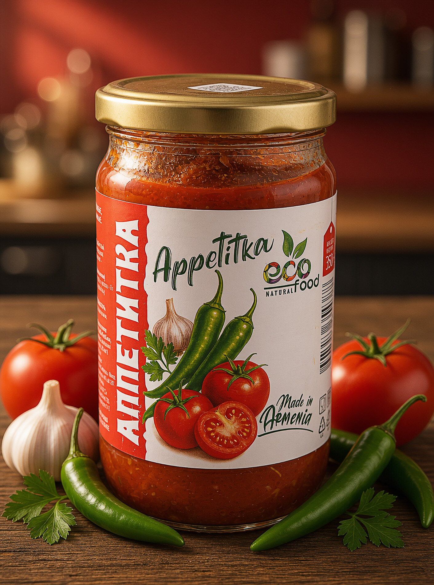 Аппетитка 350 г, ECOFOOD ( Армения )