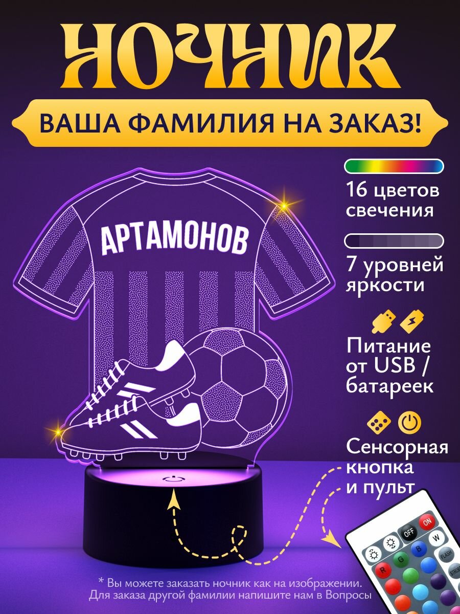 Ночник Артамонов - Футбольная форма