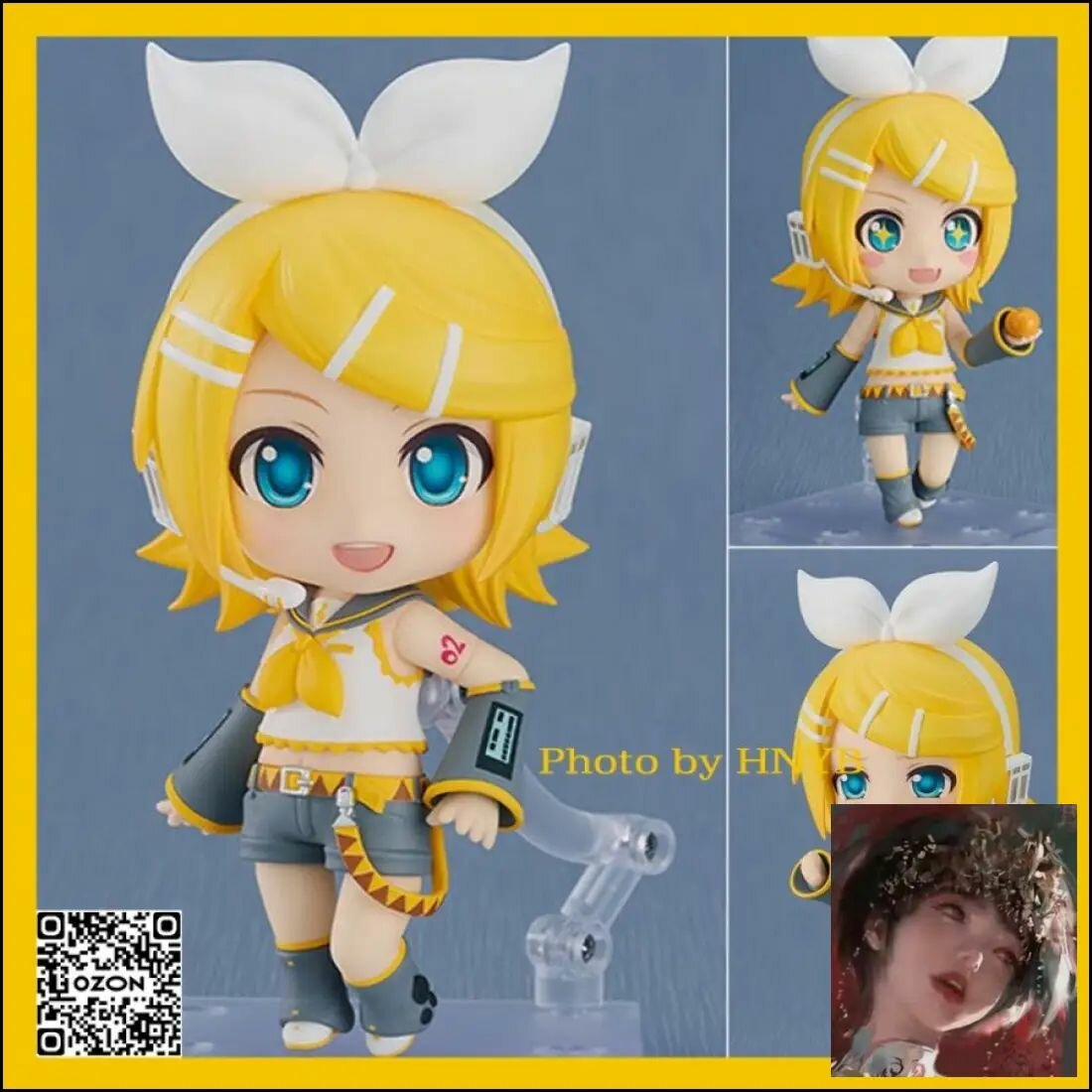 Фигурка VOCALOID Рин Кагаминэ Нендороид коллекционная игрушка для фанатов аниме подарок