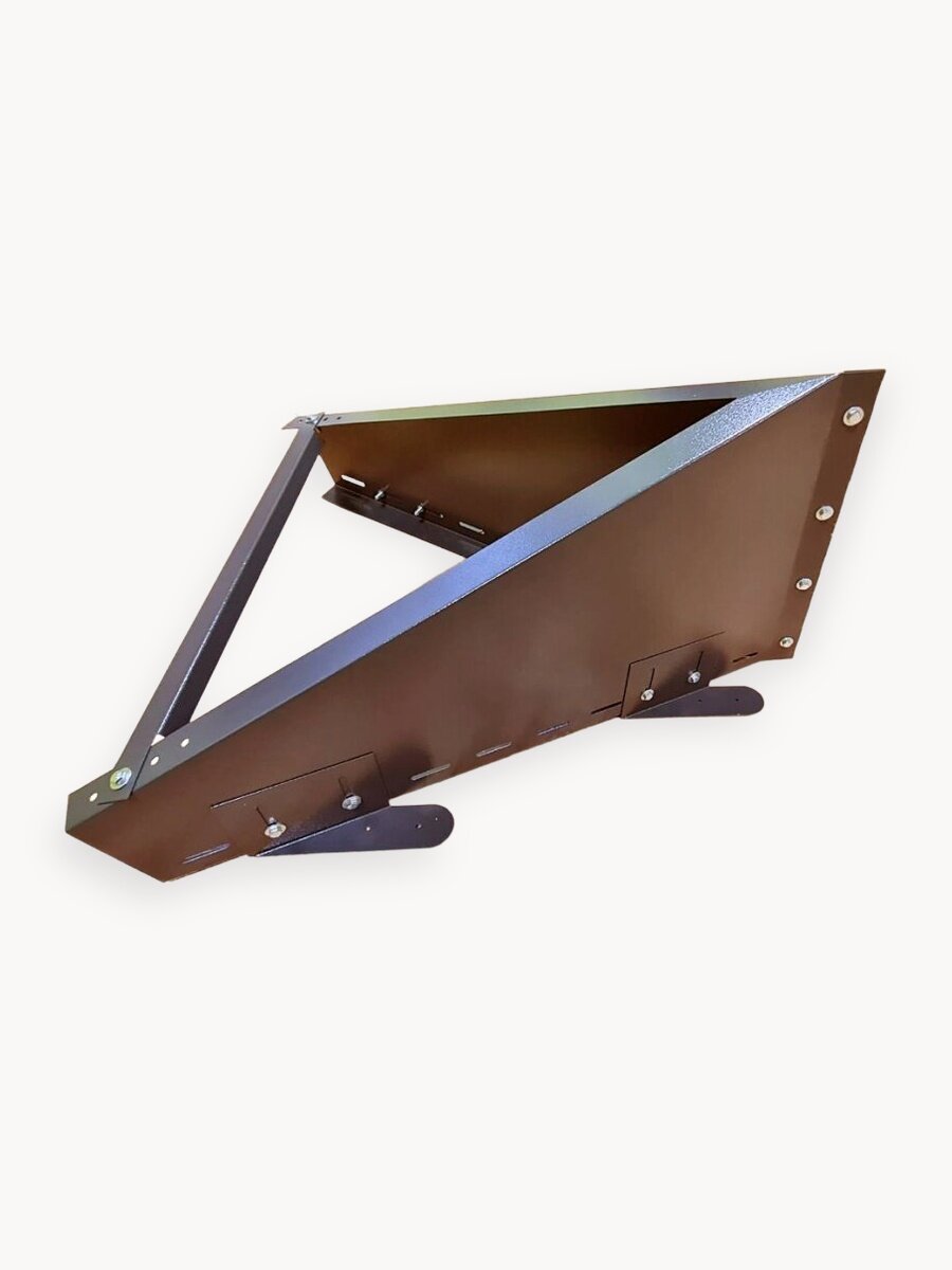 Снегорассекатель для защиты труб на крыше, коричневый