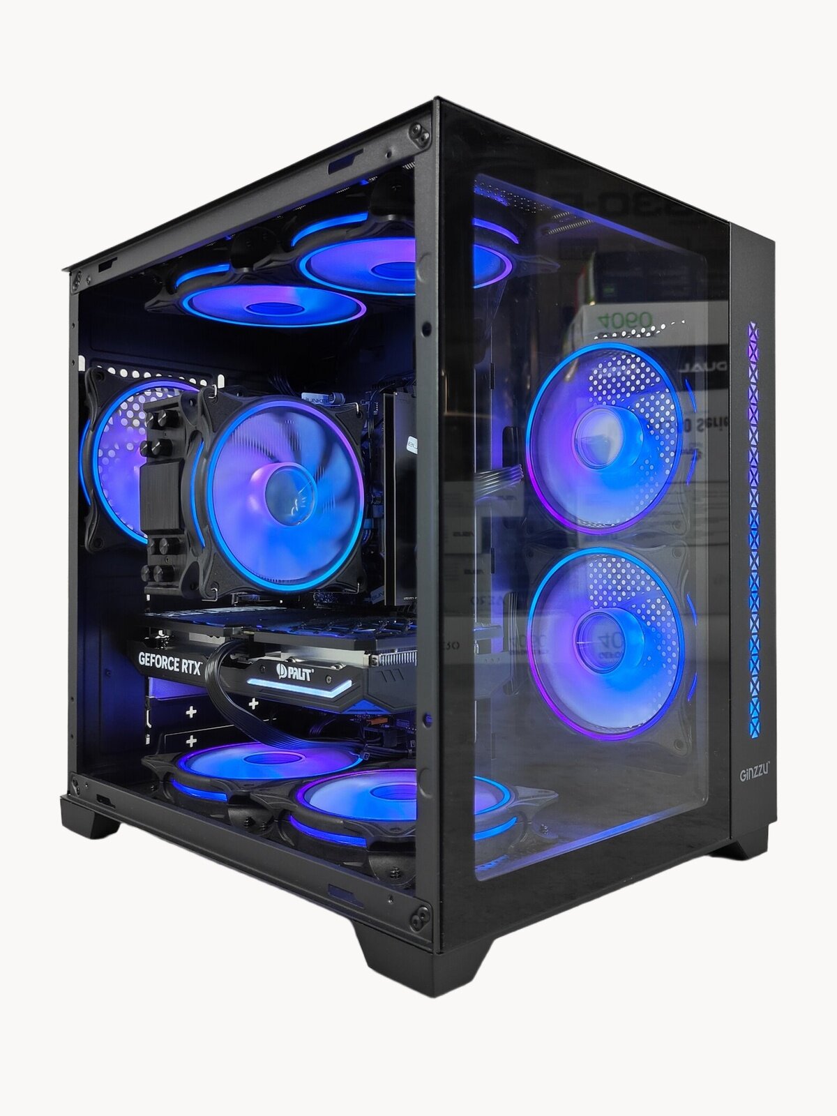 RTX 5070 (12gb), Игровой компьютер ПК Bunker Intel i5 14400f, DDR5 16Gb, SSD 512Gb, ARGB