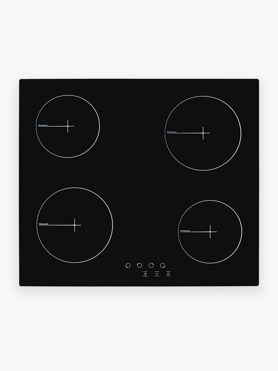 Варочная панель электрическая Simfer 60см, 9 режимов, 4 конфорки, блокировка, защитное отключение,5 ЛЕТ гарантия, турция