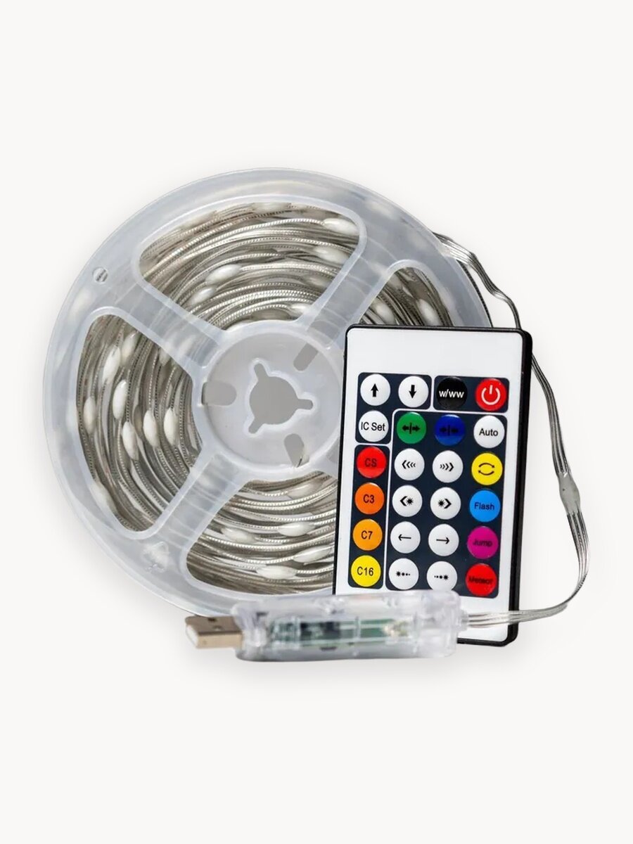 Умная гирлянда с управлением через телефон (длина 10 м)