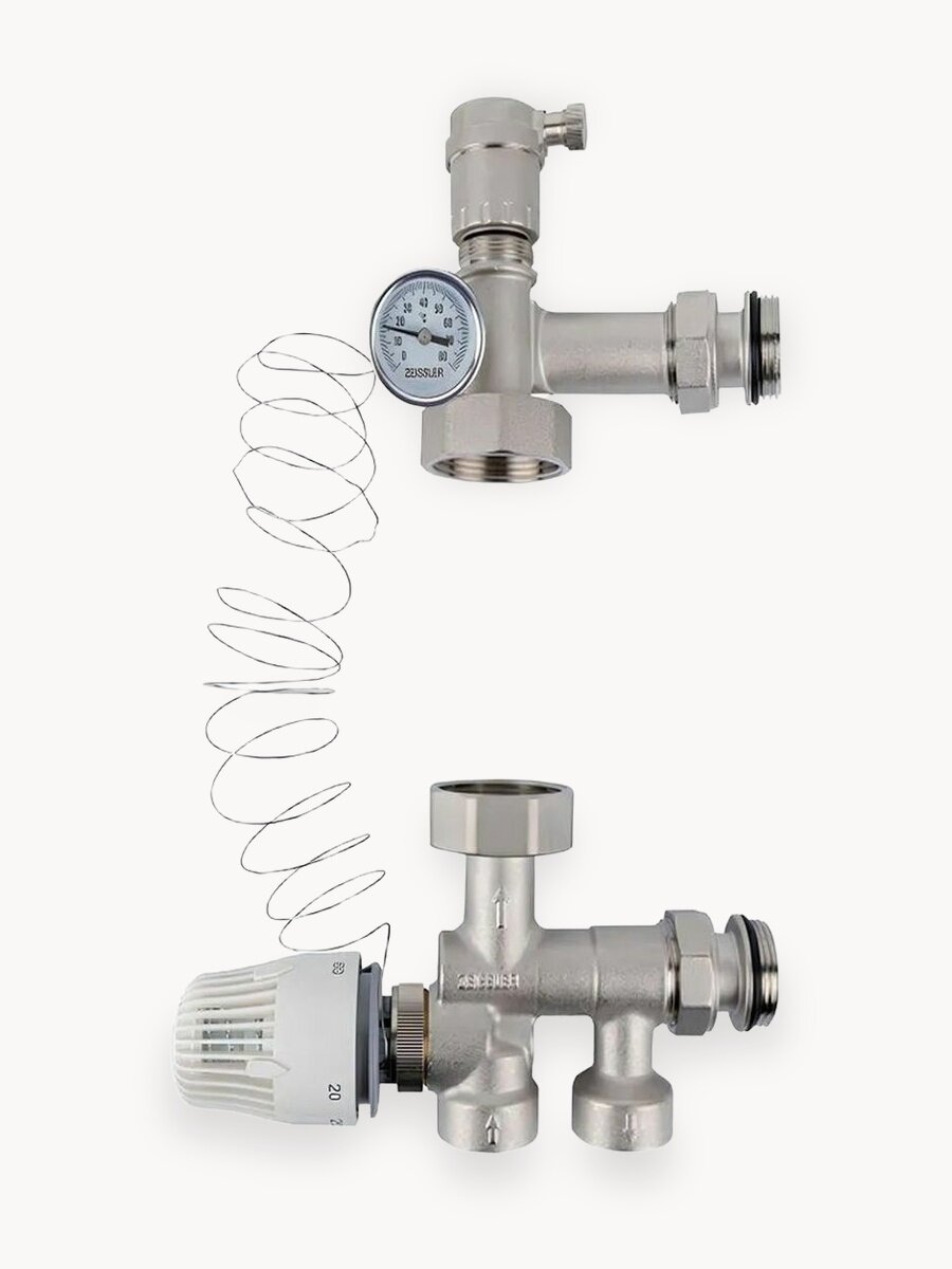 Насосно-смесительная группа MINI 20-60 C для теплого пола ZMg.802.013360 (без насоса) ZEISSLER