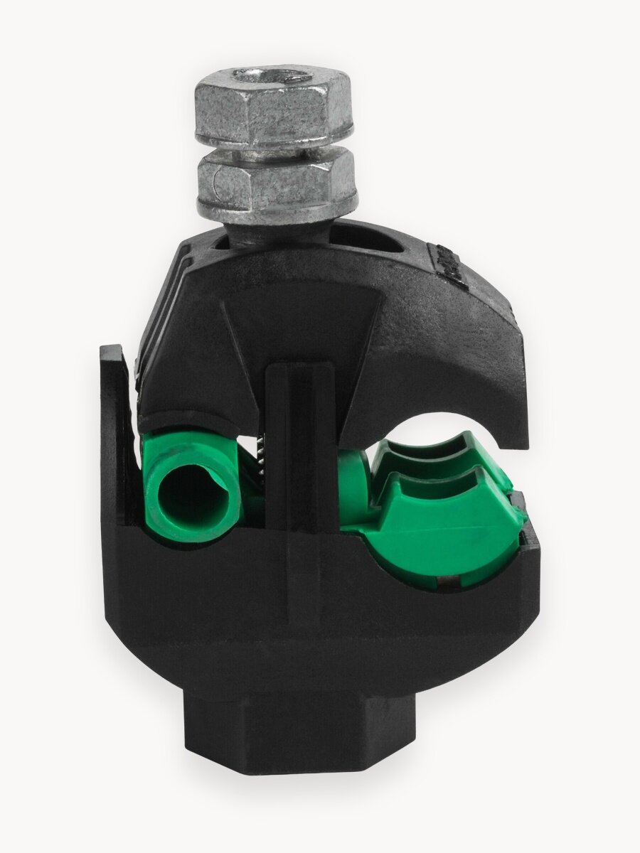 Прокалывающий зажим P 6-TE 6-150/1,5-16 кв. мм, черный / зеленый тэск