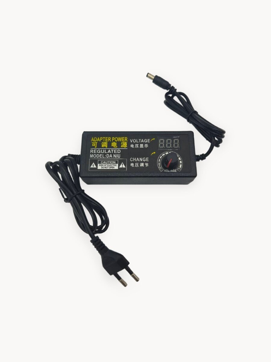 Регулируемый блок питания 3-24V 3A 5.5x2.5 (72W) для терминалов/трансформаторов/светодиодных лент/систем видеонаблюдения