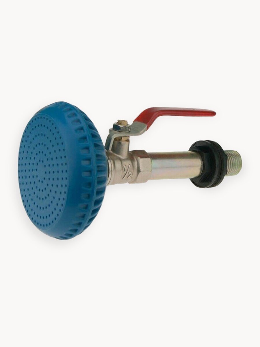 Душ на бочку / дачный душ / лейка на бочку на дачу / металл / пластик