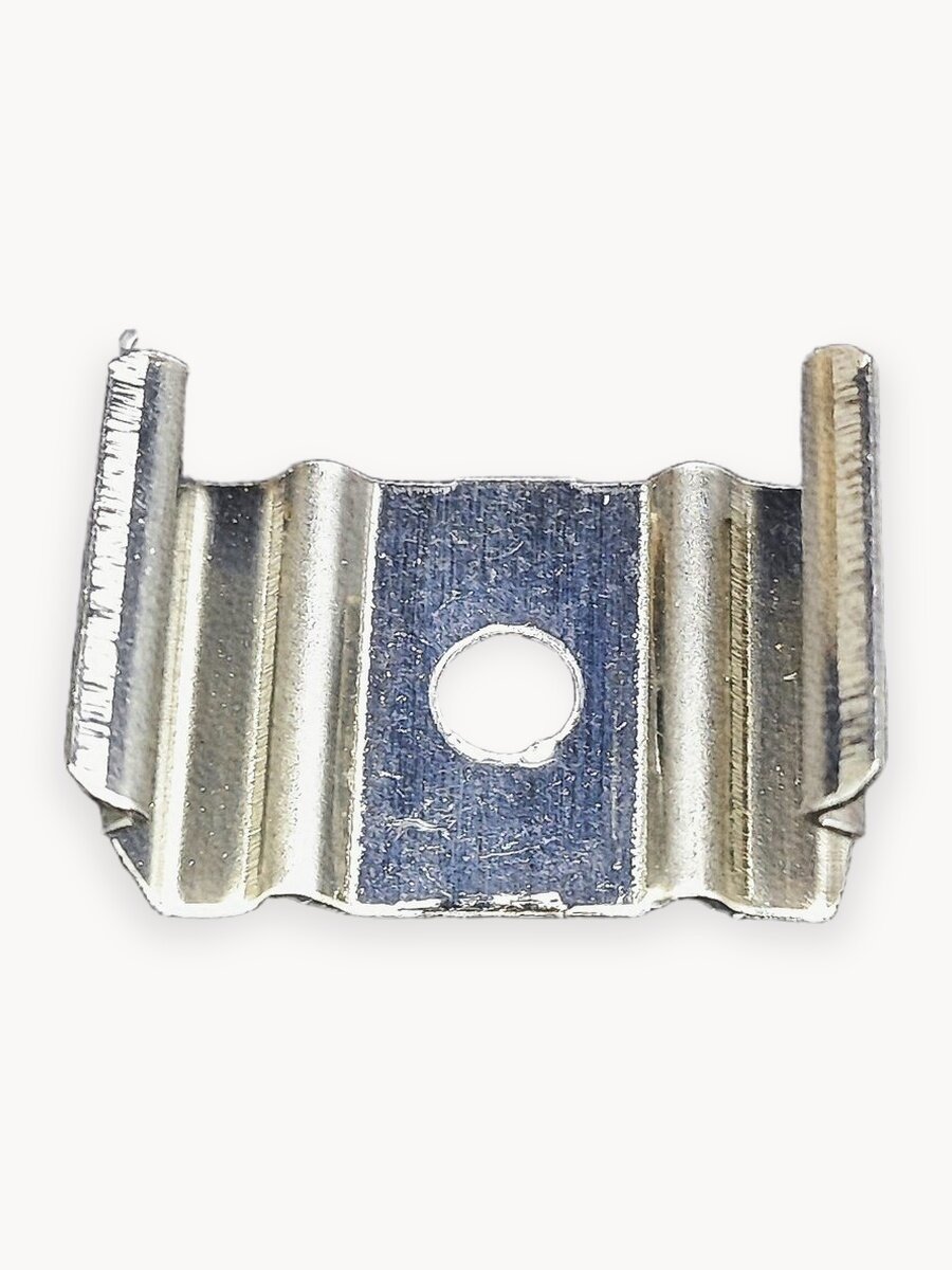 Скоба крепёжная 4ШТ стальная широкая, для светильников, профиля, освещения, лампы, клипса металлическая