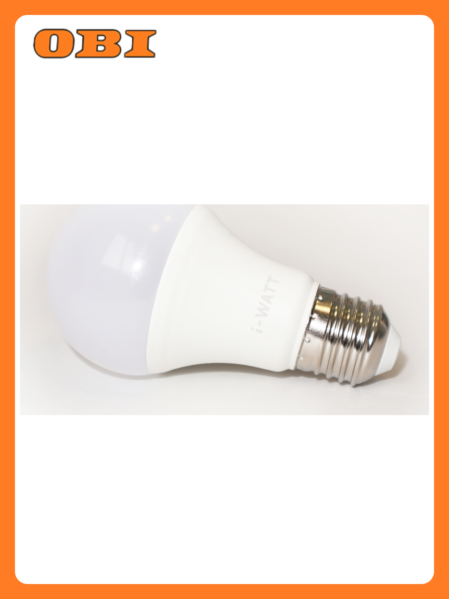 Лампа светодиодная I-WATT i-17126, 14 Вт, E27, холодный белый свет, матовая