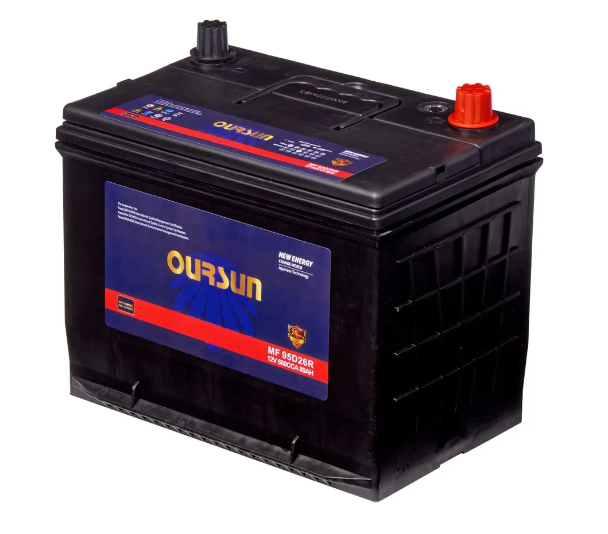Аккумулятор автомобильный OURSUN JIS MF95D26R 80Ah 680А (262х173х225) D26R 262x173x225