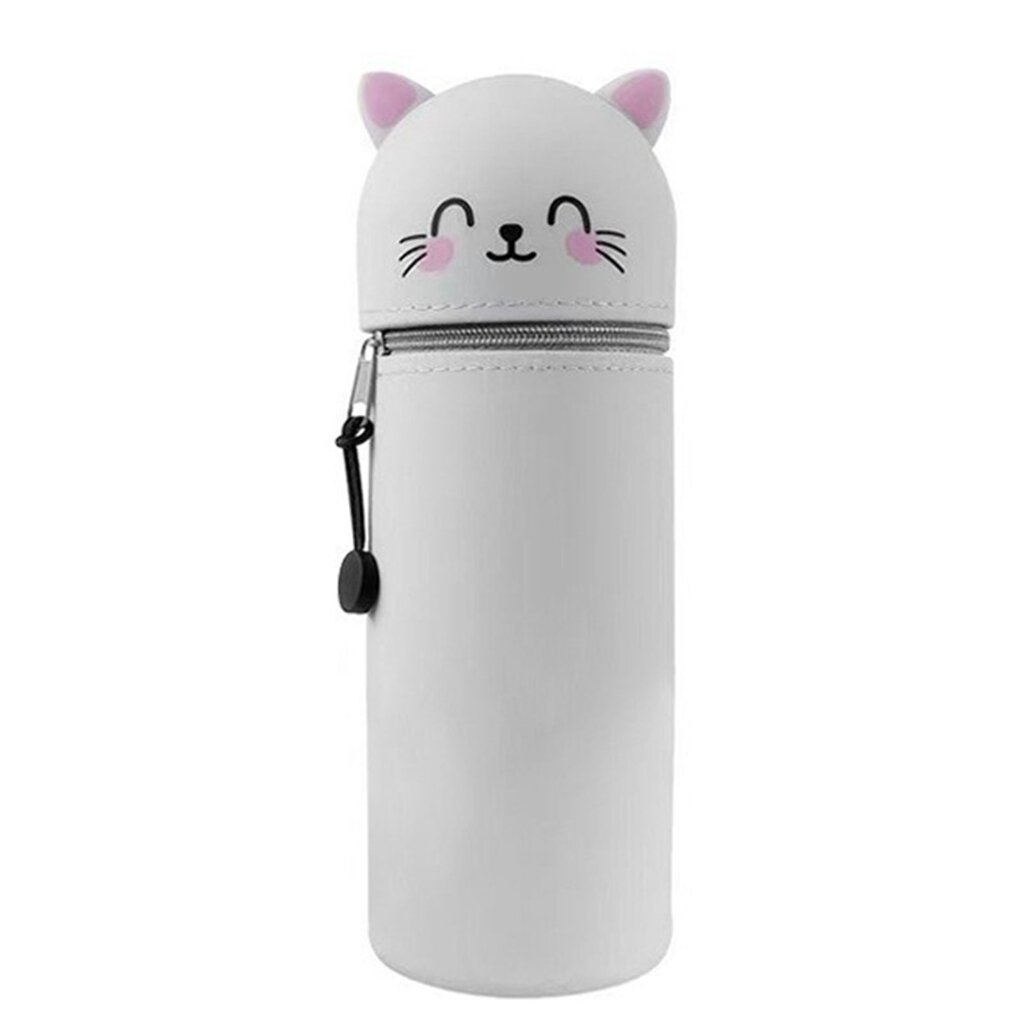 Дизайн эластичной силиконовой сумки для письменных принадлежностей Компактное хранение для студентов подростков