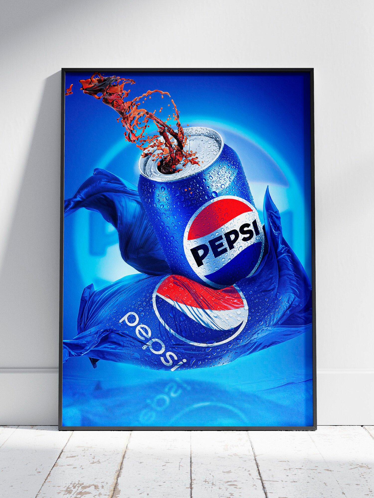 Плакат на стену для интерьера Бренды (Пепси - Pepsi 4) - Постер по моде и одежде формата A4 (21x30 см)