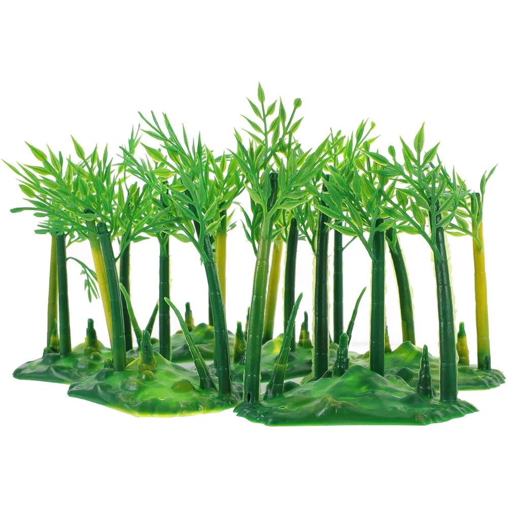 Миниатюрное Бамбуковое Дерево, Искусственные Растения, Для Декора, 6 Шт, Зеленый