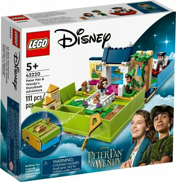 Lego 43220 Disney Приключения Питера Пена и Венди по сборнику рассказов