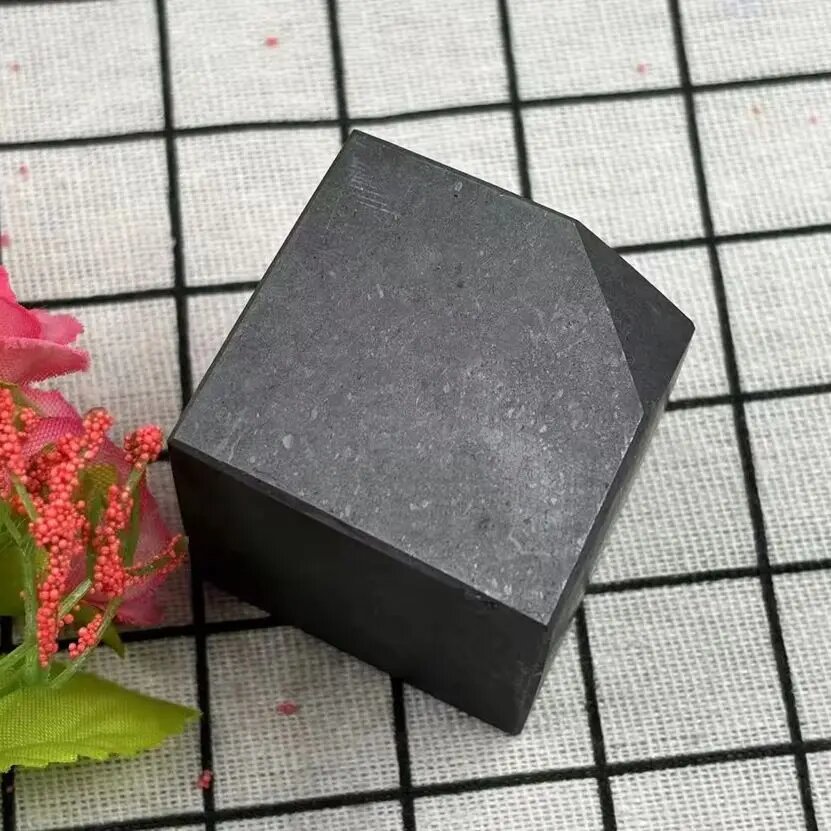 1 шт, черный шунгитовый куб, натуральный кристалл, стоячий блок, украшения из шунгита, энергетические камни для медитации, йоги, ведьмы, дома, фэншуй