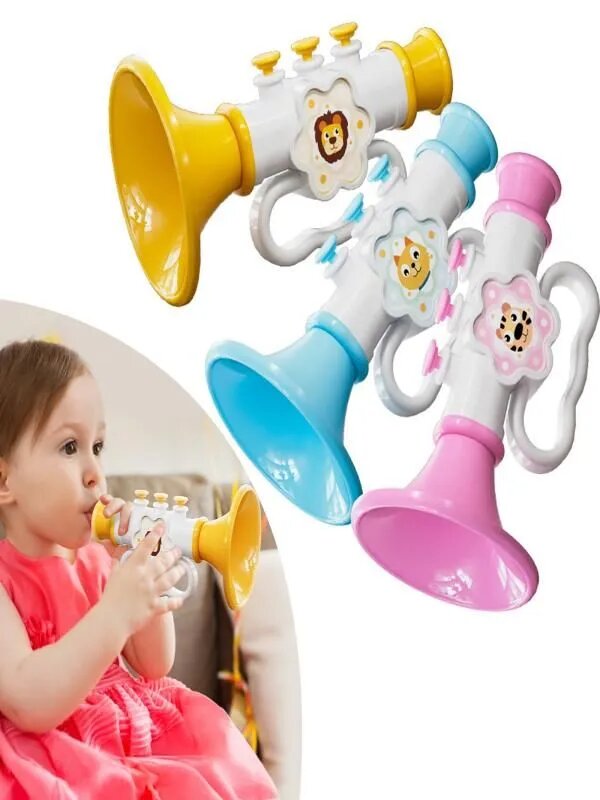 Игрушки с детскими инструментами, игрушки с рожками