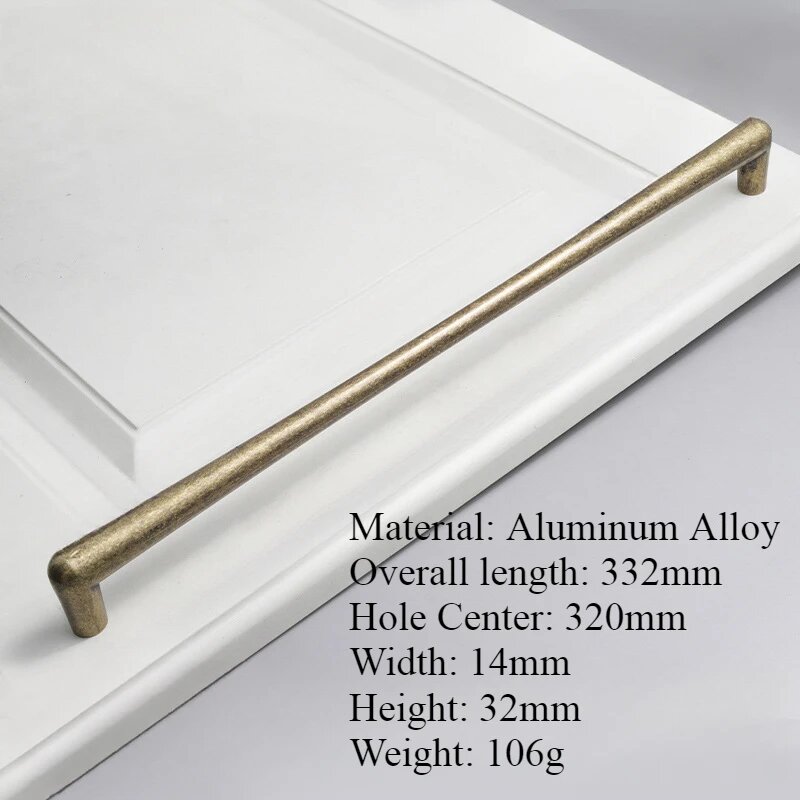 MARUAT ручка для шкафа алюминиевая бронзовая Antique brass 320A
