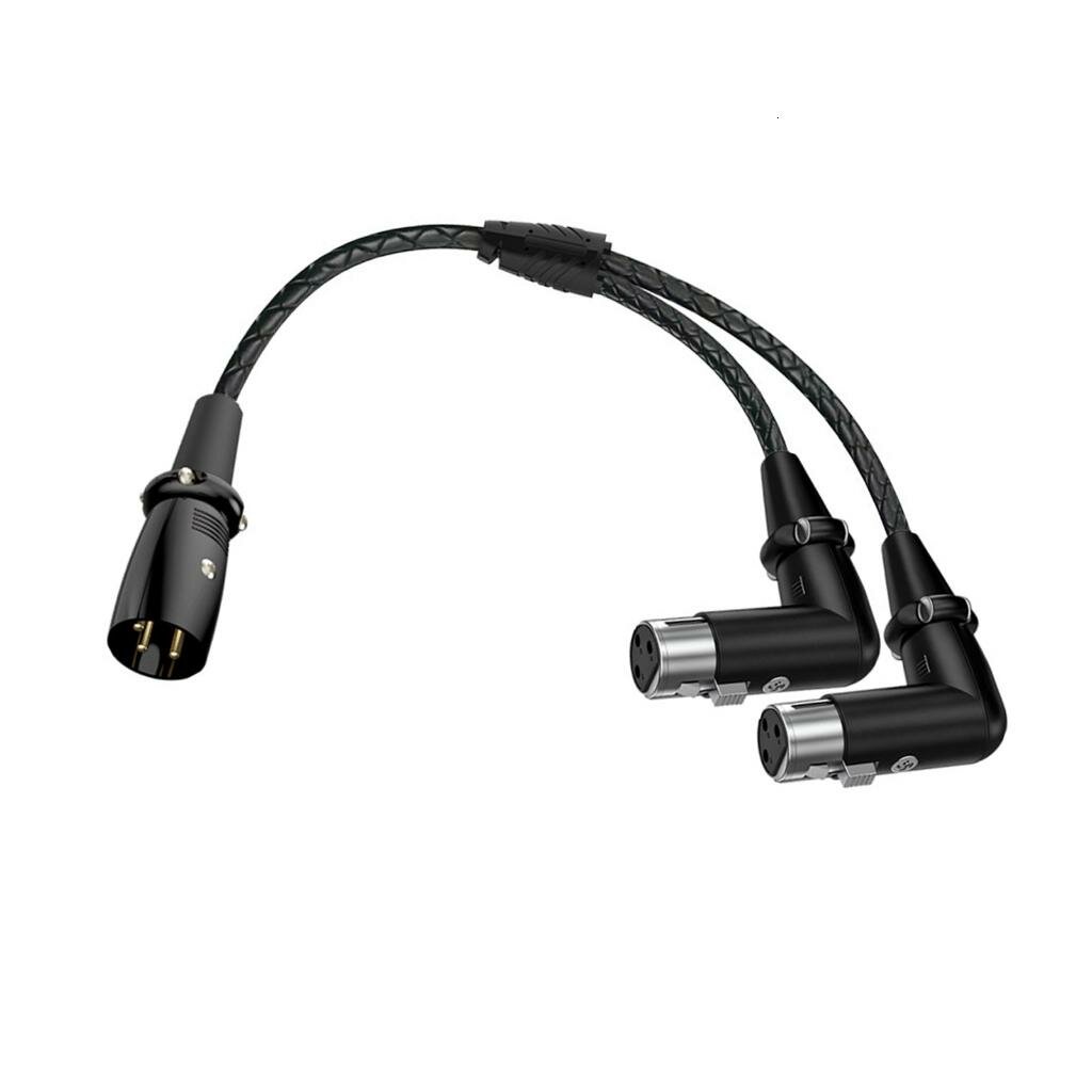 Разветвитель XLR Мама на 2 XLR Папа, 50 см, с позолоченными контактами, B