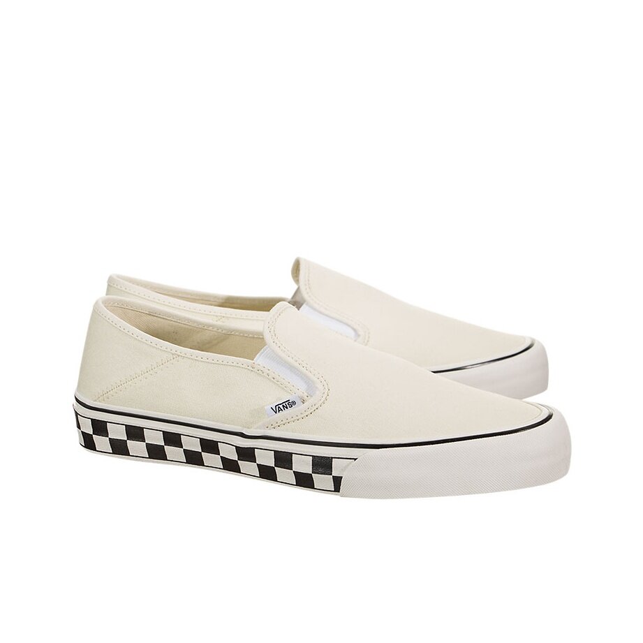 Кроссовки VANS slip-on, размер EU 42 стопа (27CM), белый, — фото 1