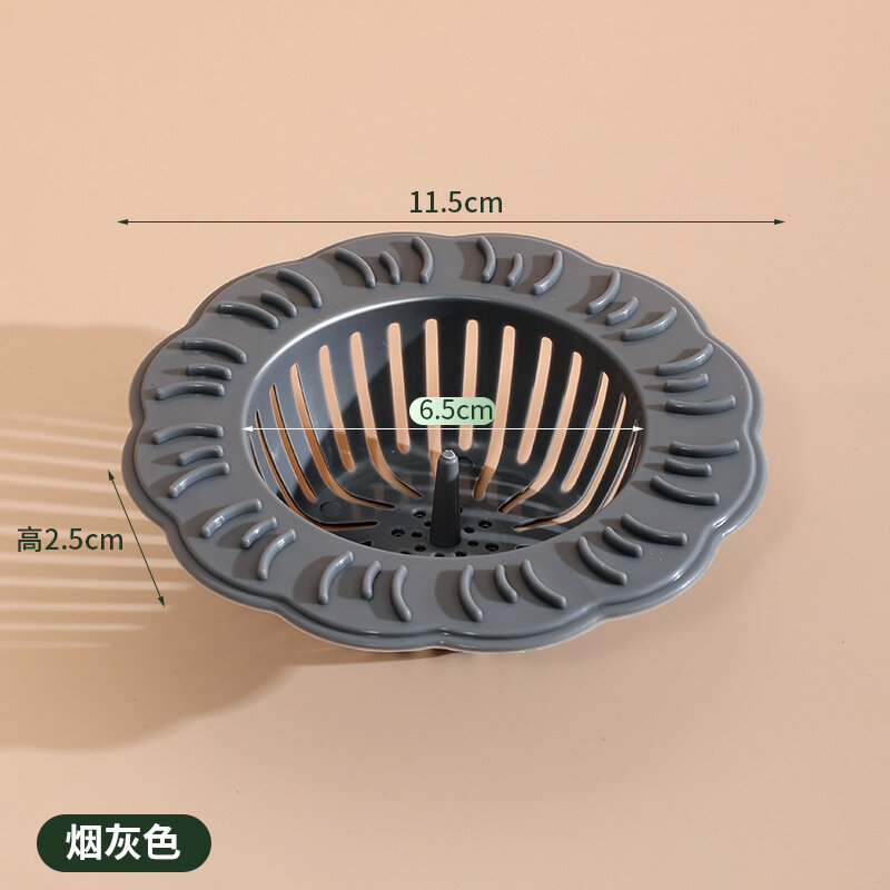 Креативный фильтр для кухонной раковины, напольный слив для ванной, антизасоряющийся фильтр, цветочный напольный слив