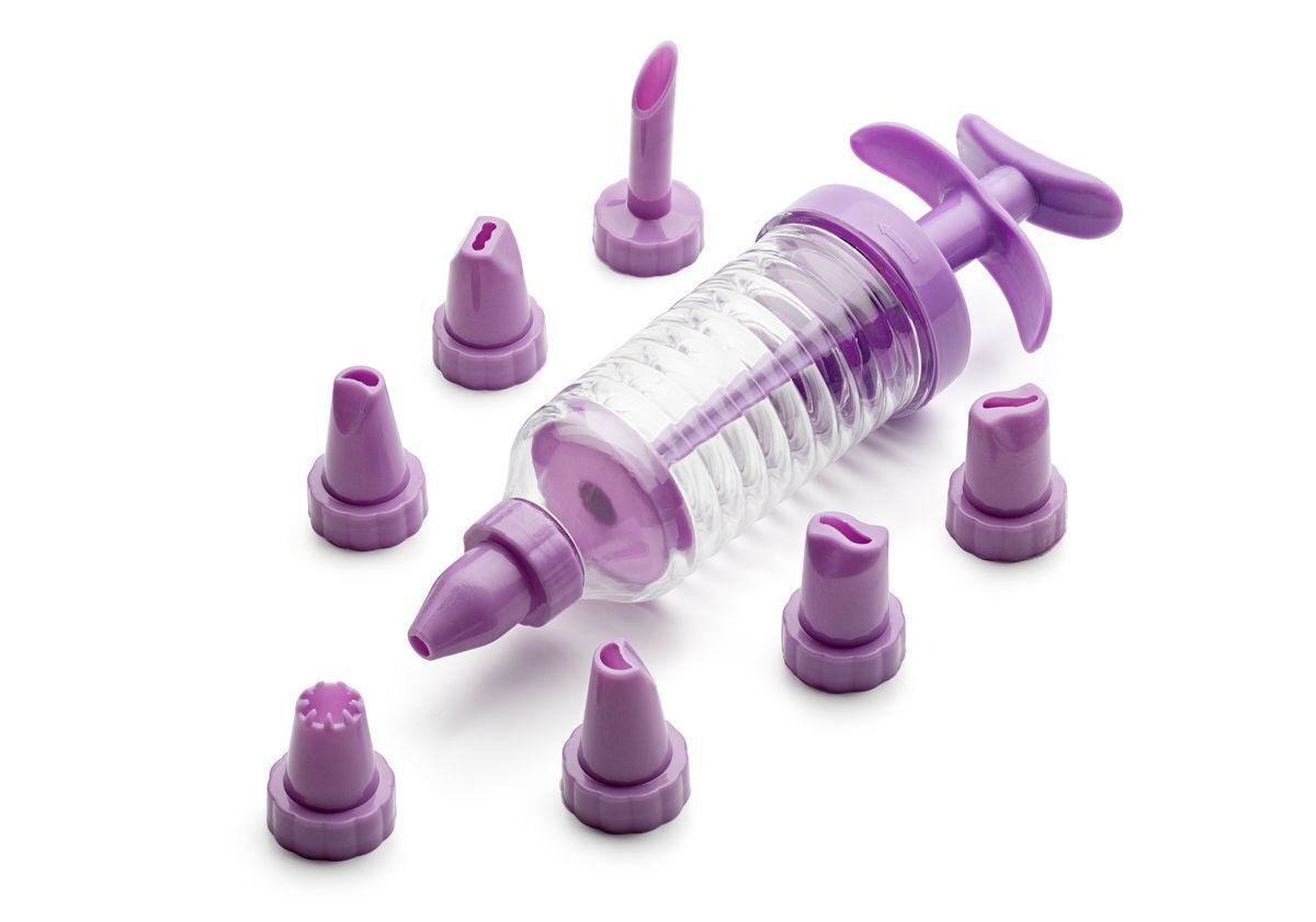 Шприц кондитерский + 8 насадок MENU эклер APOLLO