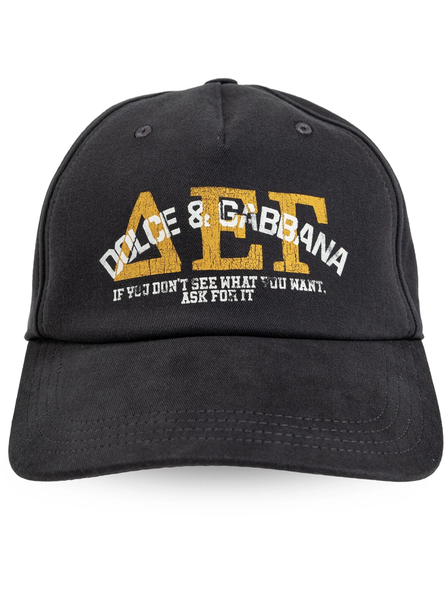 Бейсболка DOLCE & GABBANA для мужчин, размер 59 RU, черный — фото 1