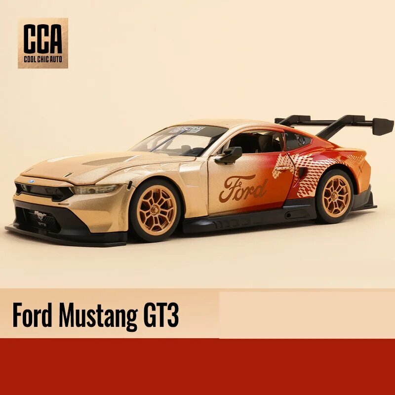 Модель спортивного автомобиля BMW M4 GT3 AUDI R8 LMS WASA Joint Edition 1:24 Mustang GT golden