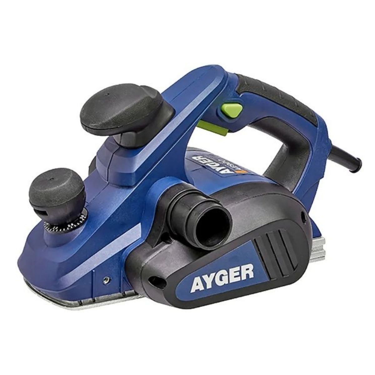 Рубанок сетевой AYGER AE900, синий/черный, 82 мм, 3.5 мм, 900 Вт