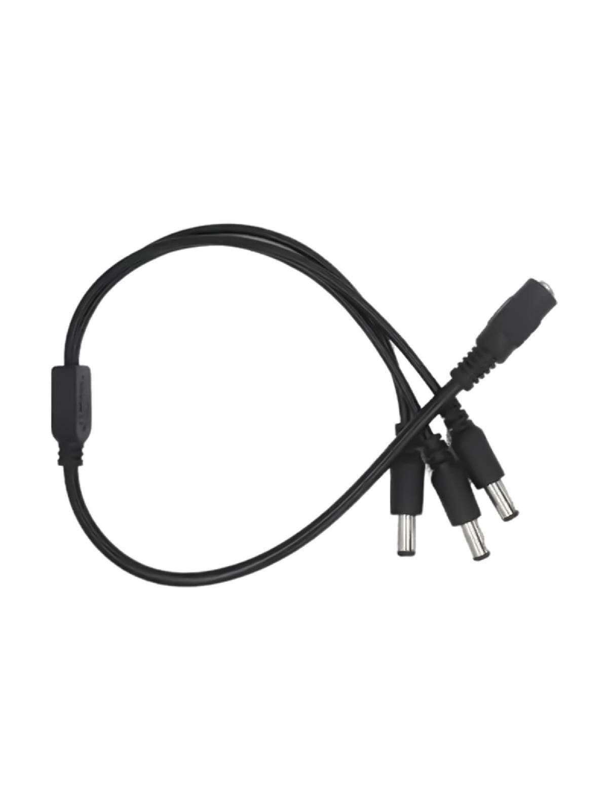 Кабель питания DC5521 от розетки до штекера 5,5x2,1 мм Кабель адаптера Черный