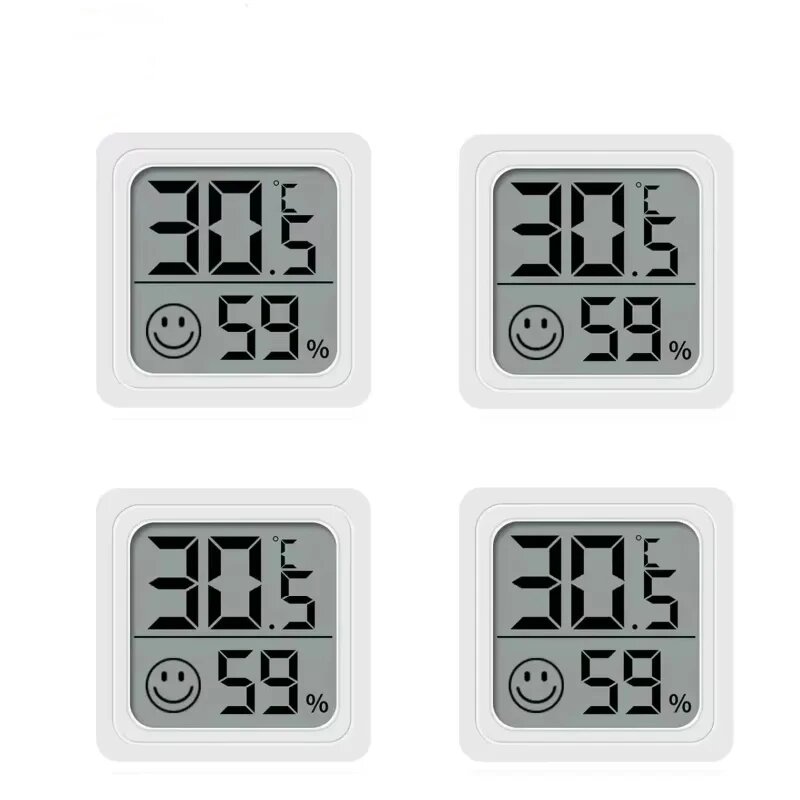 MIJIA Цифровой термогигрометр Серый, 4pcs White