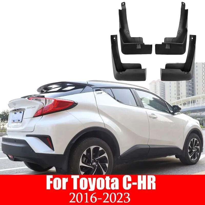 Брызговики для Toyota C-HR CHR 2016 2017 2018 2019 2020 2021 2022 ABS
