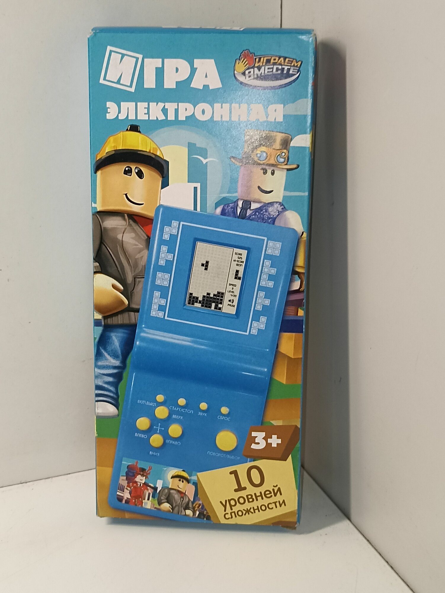 Тетрис электронный классический, развивающая игра для детей