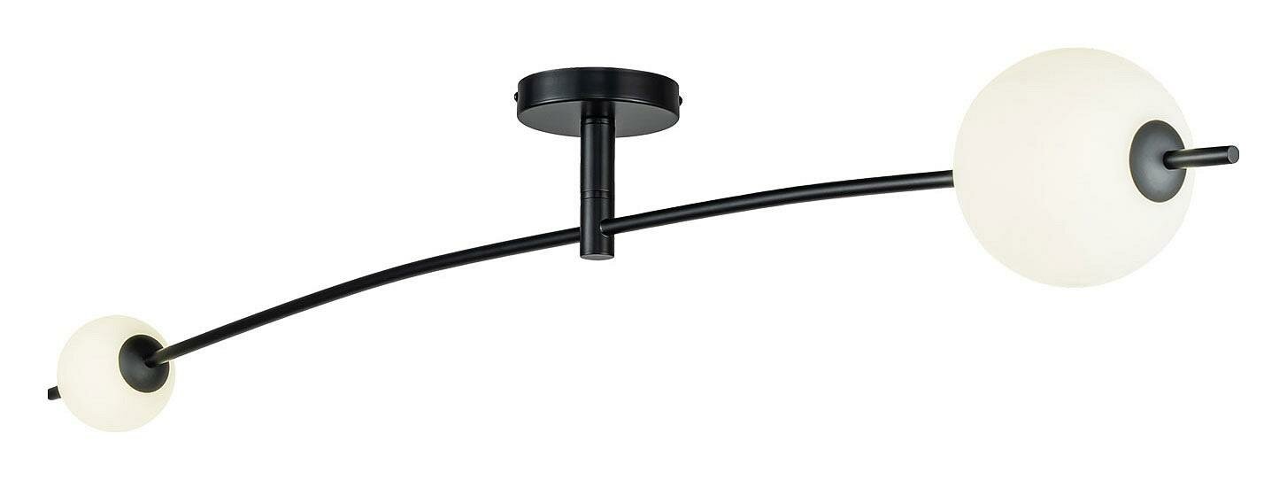 Светильник на штанге Lussole Hart LSP-7207 цвет черный На монтажной пластине Модерн