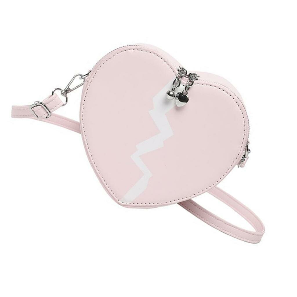 Сумка через плечо в форме сердца, чехол для телефона с регулируемым ремешком, повседневная сумка для покупок для модных женщин