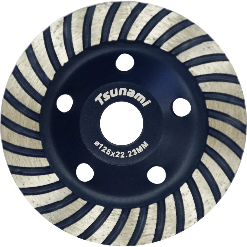Чашка алмазная по бетону 125x22.23 мм, Turbo Tsunami DD0100125022000