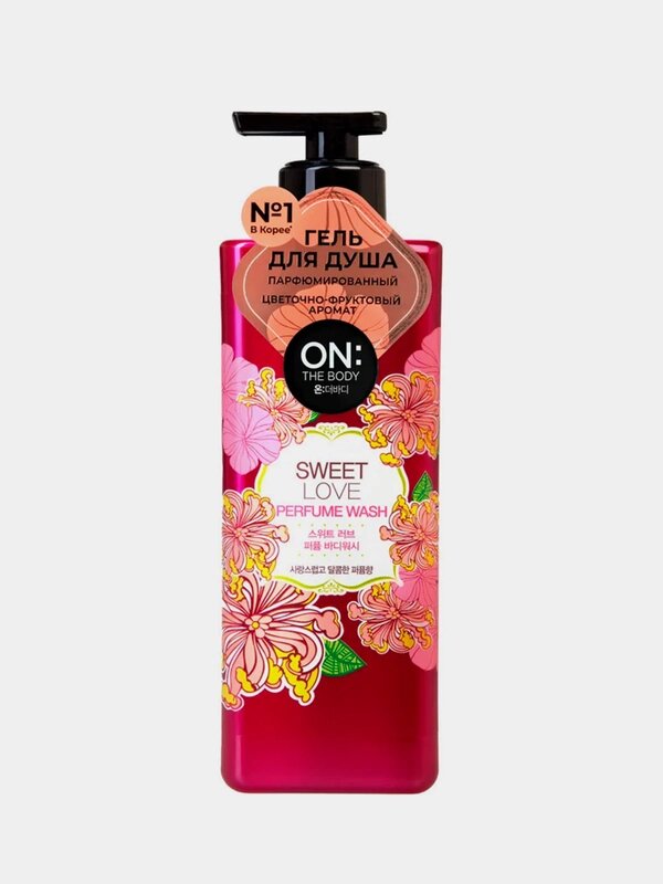 Парфюмированный гель для душа ON: THE BODY SWEET LOVE, 500мл