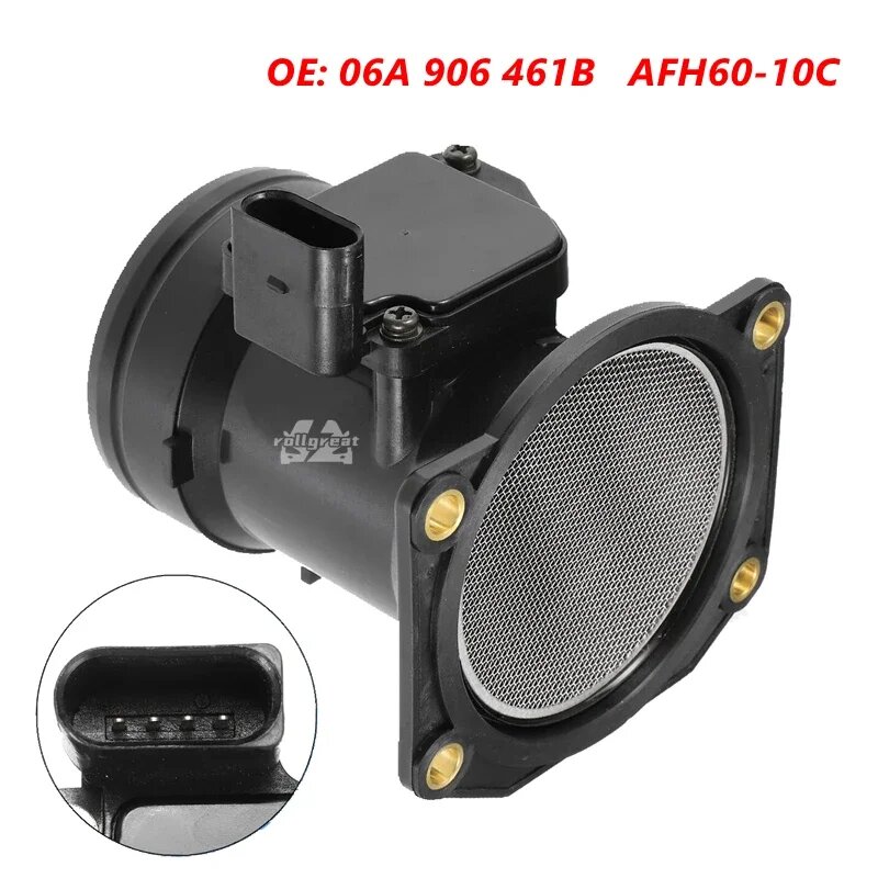 AFH60-10C Датчик массового расхода воздуха MAF для Audi A3 A4 Q5 Skoda VW Golf Passat Transporter 06A906461B AFH6010C