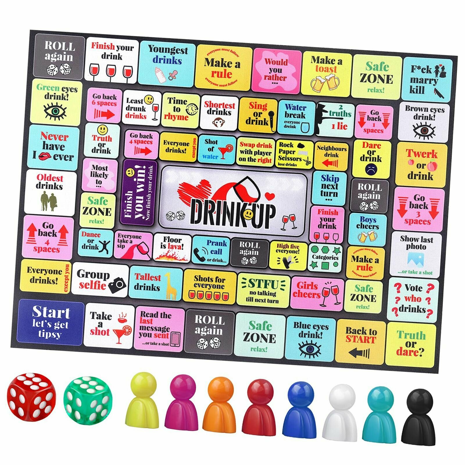 Интерактивные коврики для питьевых игр на стол вечеринок холостяков и тимбилдинга