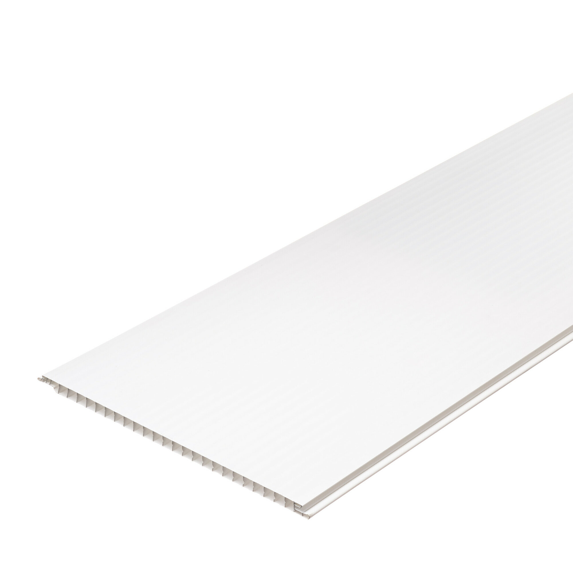 Панель ПВХ 250х3000х9 мм Stella бесшовная матовая белая 0,75 кв. м