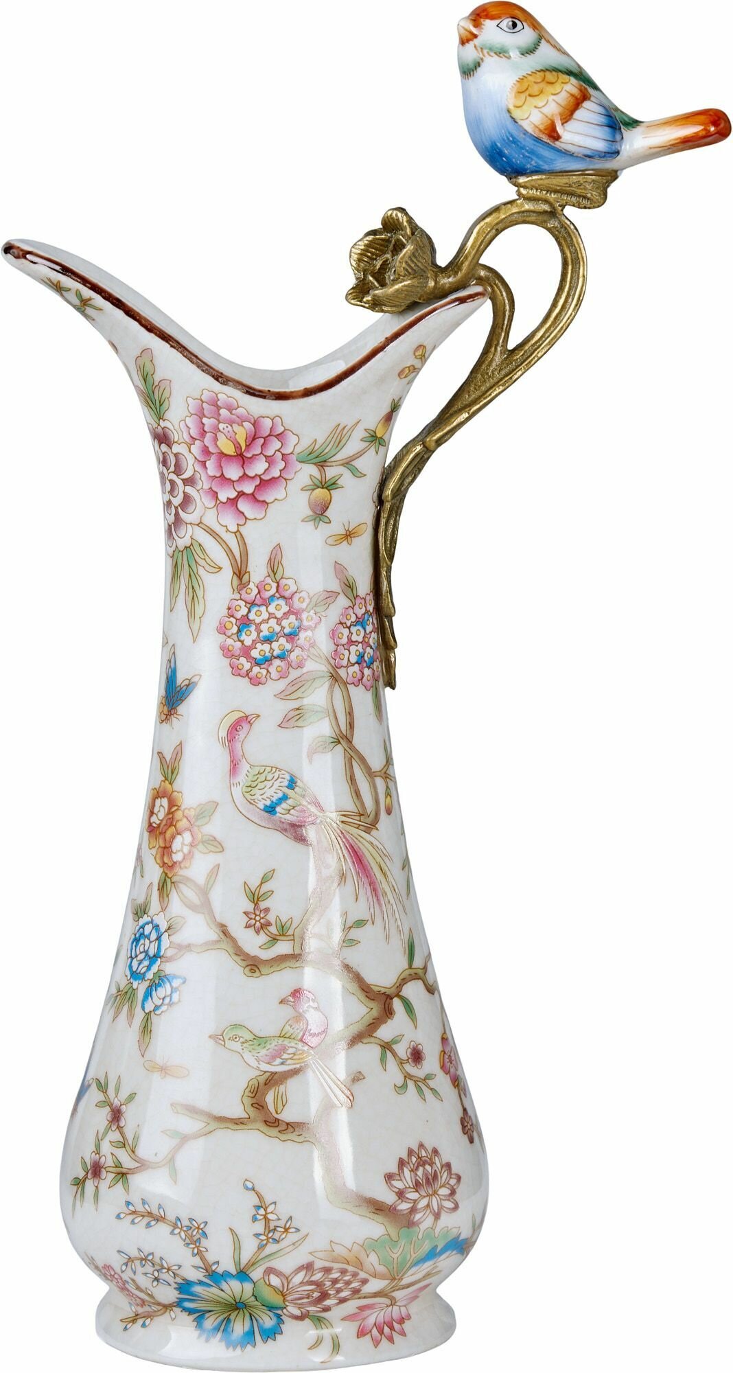 Кувшин с птичкой 14х11х30см