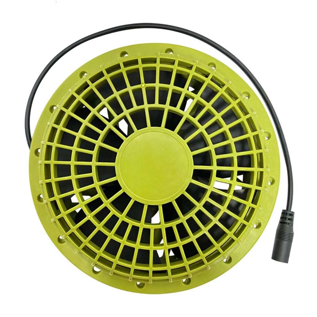 Вентилятор 12 В для вентиляции труб, Зеленый
